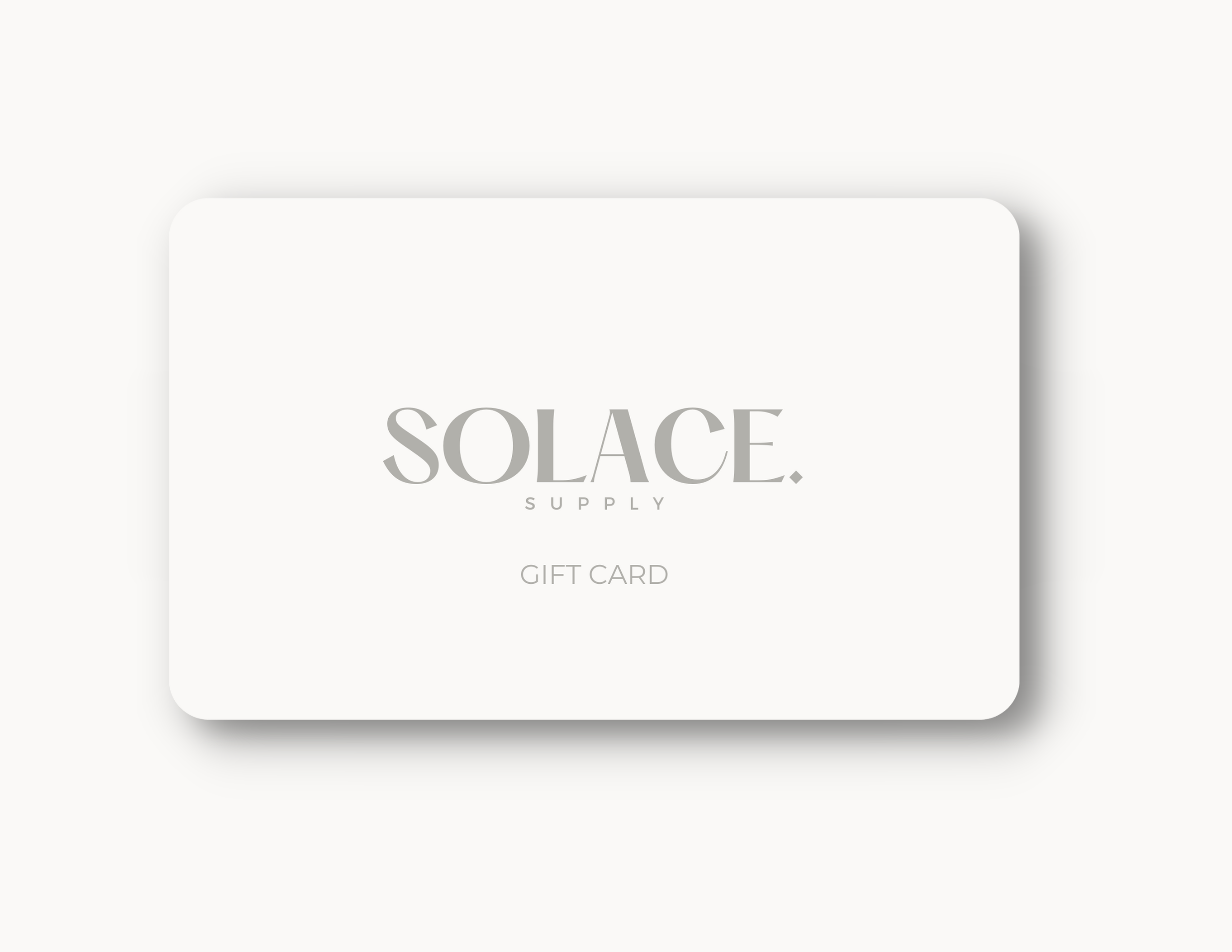 Solace Gift Card – Solace Supply